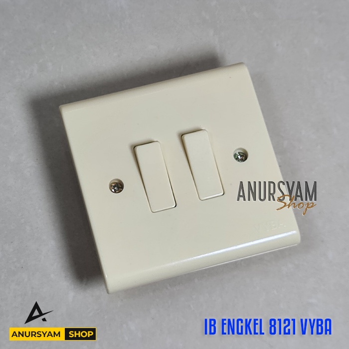 Jual IB Saklar Seri NCE-8121 / IB Saklar 2 VYBA / IB Seri | Shopee ...