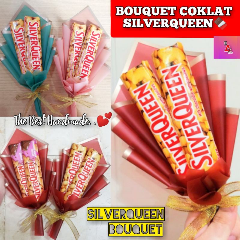 Jual BUKET COKLAT SILVERQUEEN / CHOCOLATE BOUQUET / BUKET NATAL / BUKET ...