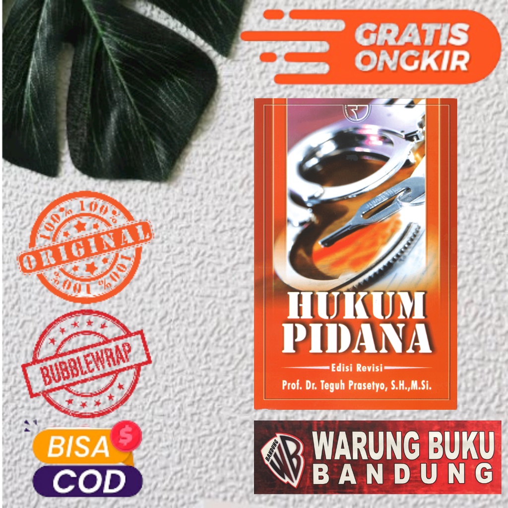 Jual Buku Hukum Pidana Edisi Revisi - Teguh Prasetyo | Shopee Indonesia