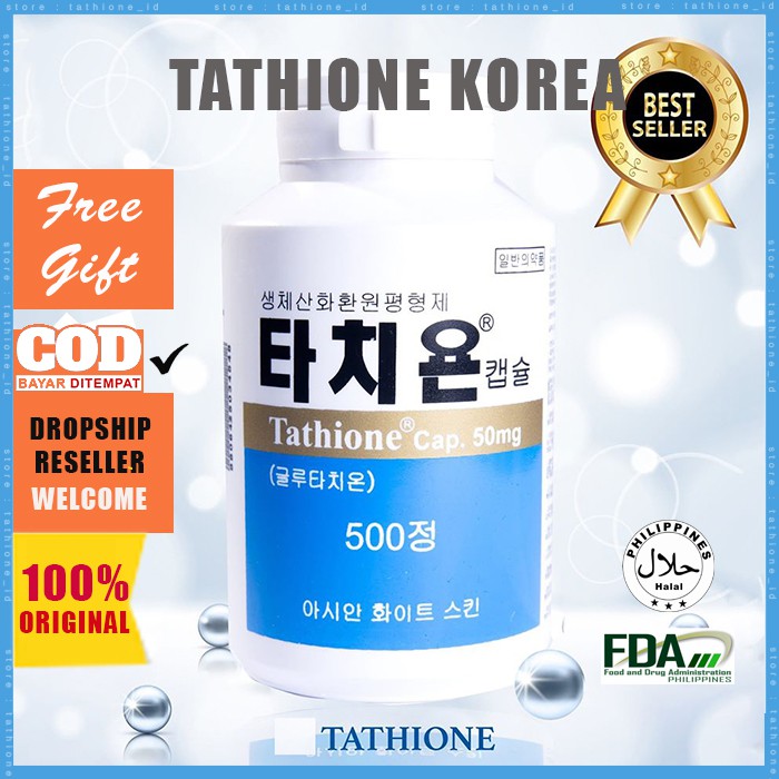 Jual (Isi 500 Kapsul) [100% Original] Tathione Korea Original - Tathion ...