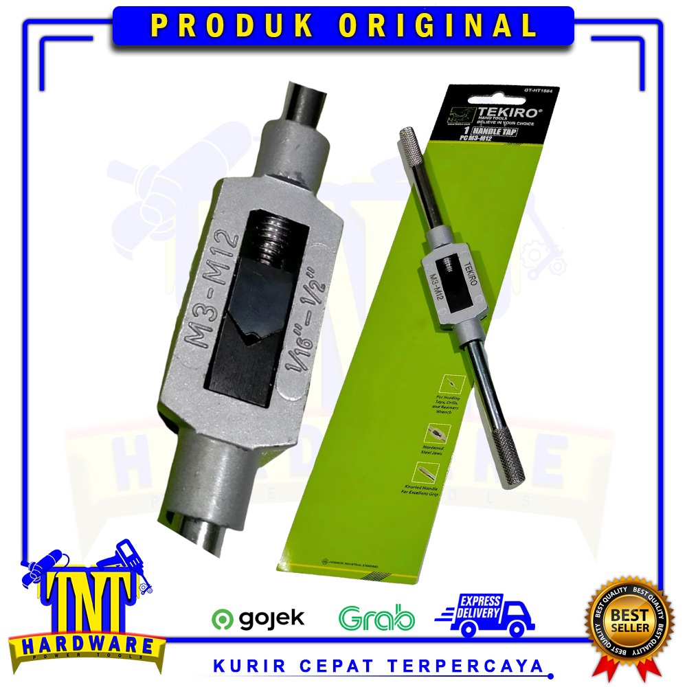 Jual TEKIRO GAGANG TAP M3-12 HAND TAP / GAGANG TAP TEKIRO / TAP SENAI ...