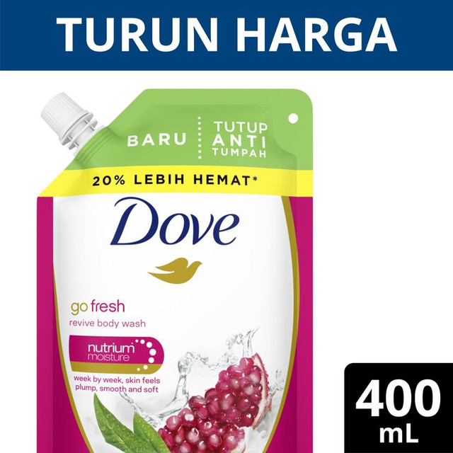 Jual Dove Go Fresh Revive Body Wash 400ml | Shopee Indonesia