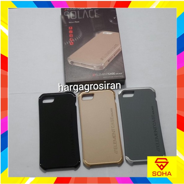 Jual Solace Element Case Iphone 7 / Iphone 8 Anti ShockProof Kokoh dan Bagian Atas dan Bawah ...