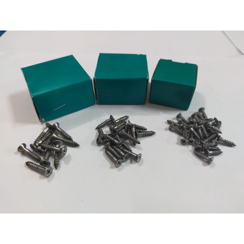 Jual SKRUP KAYU 1/2" 5/8" 3/4" SEKRUP KAYU WOOD SCREW CHW | Shopee ...