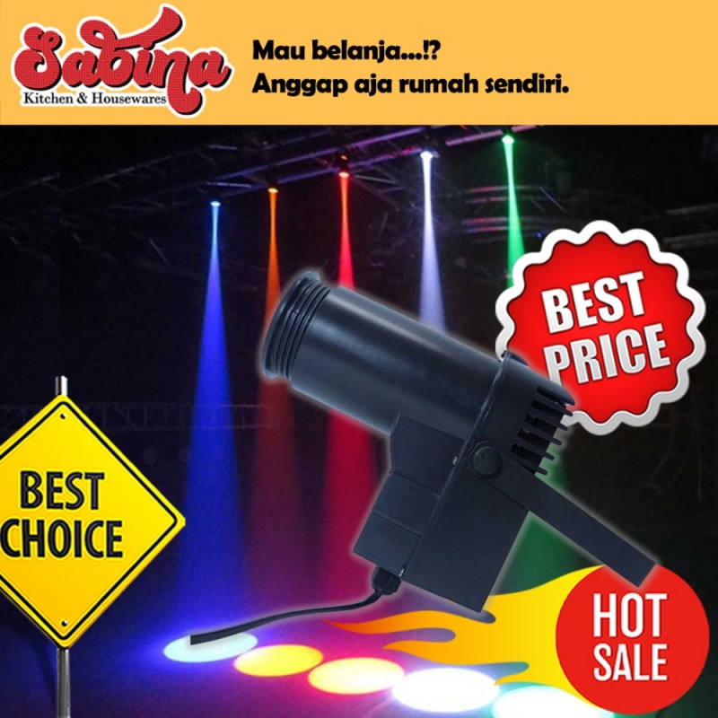 Jual Lampu Sorot Panggung RGB LED Portable Spotlight Party Disco DJ 10W ...