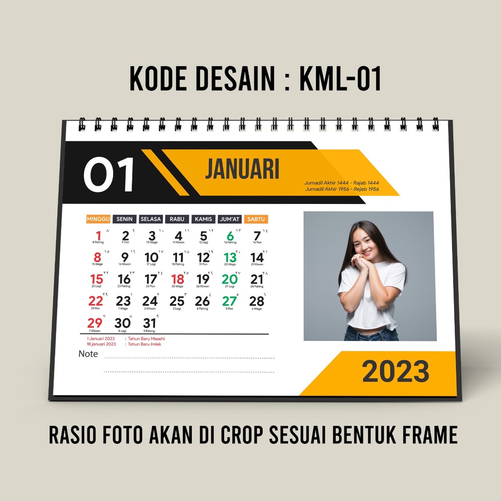 Jual Kalender Duduk Kalender Meja Custom Foto Sendiri Hardcover Jilid ...