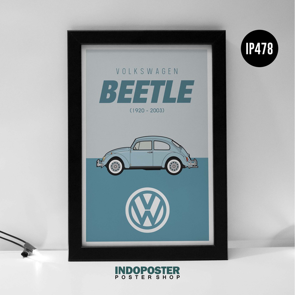 Jual Poster VW Volkswagen Beetle | Shopee Indonesia