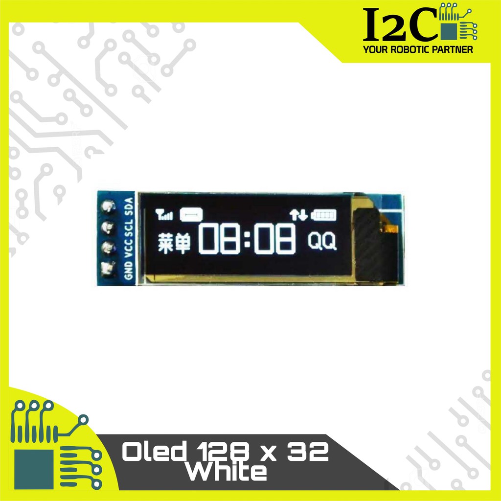 Jual MODULE DISPLAY OLED 128X32 WHITE I2C | Shopee Indonesia