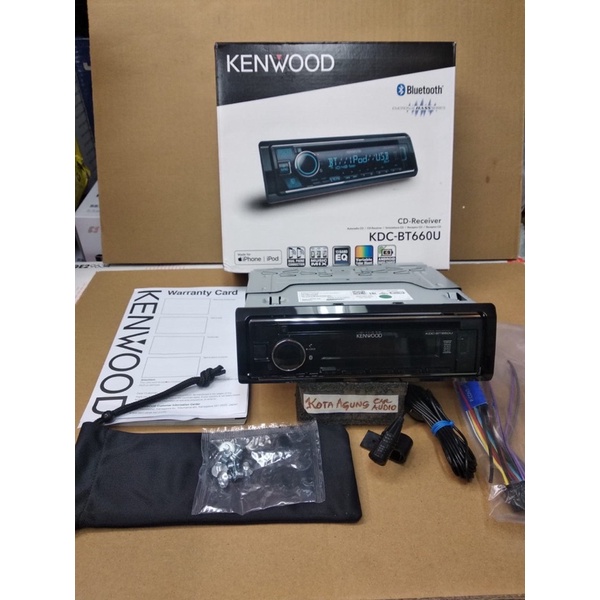 Jual head unit kenwood single cd player kdc-bt660u | Shopee Indonesia