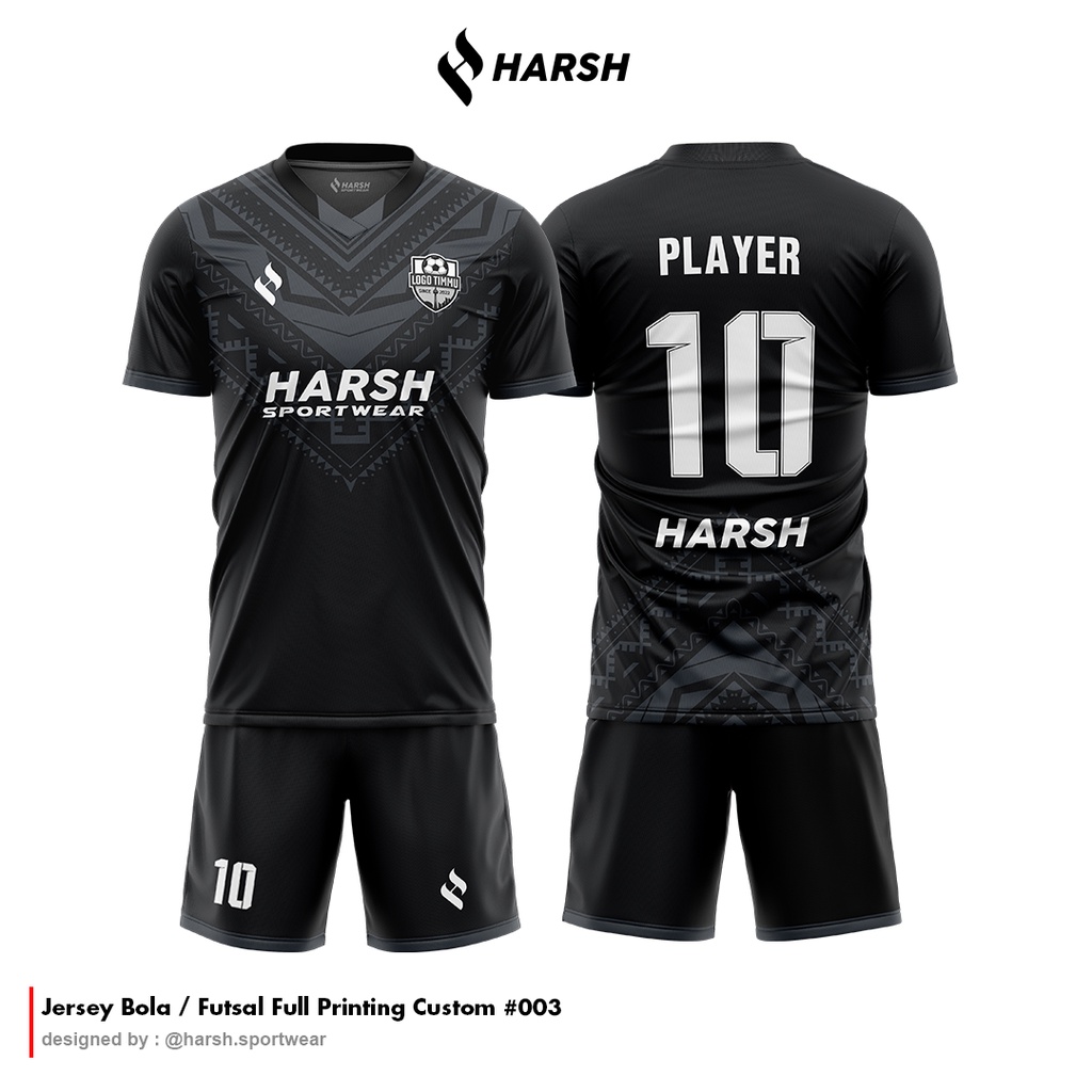 Jual Jersey Baju Futsal\Bola Custom Full Printing Free Nama Dan Nomor ...