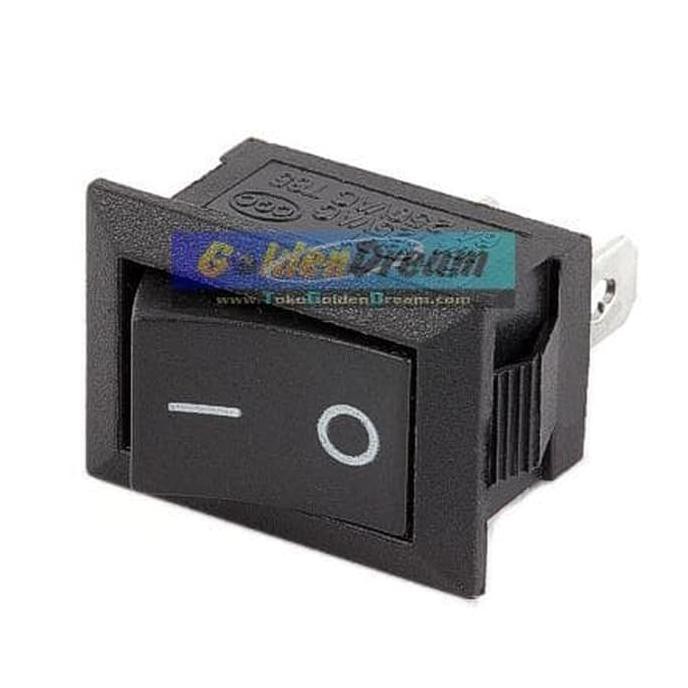 Jual Saklar Power 10mm x 15mm Rocker Switch dengan 2 kaki NEW | Shopee ...