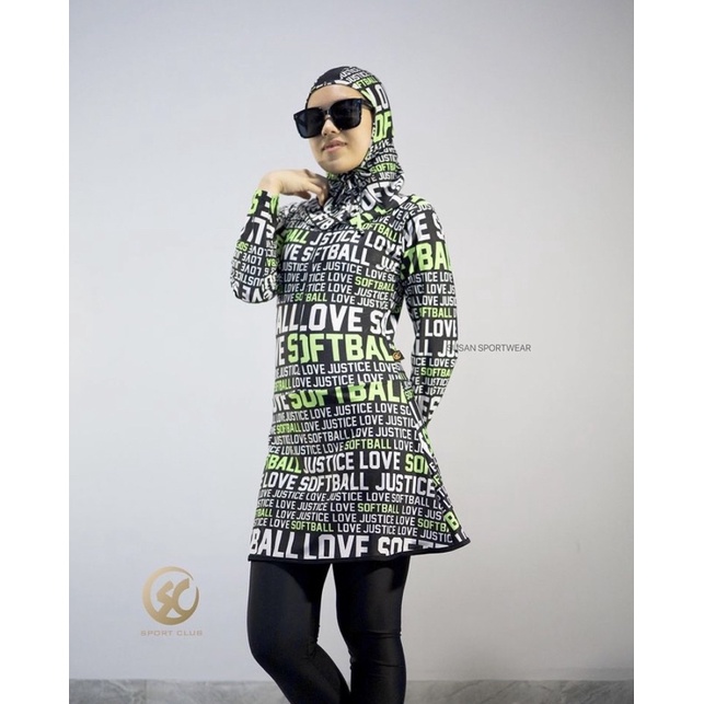 Jual SPORT CLUB Dv Muslim 045 Baju Renang Diving Muslimah Jilbab Wanita ...