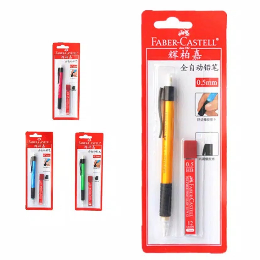 Jual Pensil Mekanik Faber Castell Grip Matic 0,5mm | Shopee Indonesia