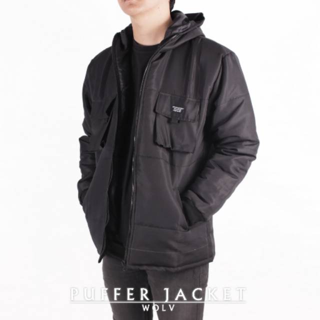 Jual Jaket Puffer Pocket Tebal Hangat Jaket Gunung Pria ORIGINAL ...