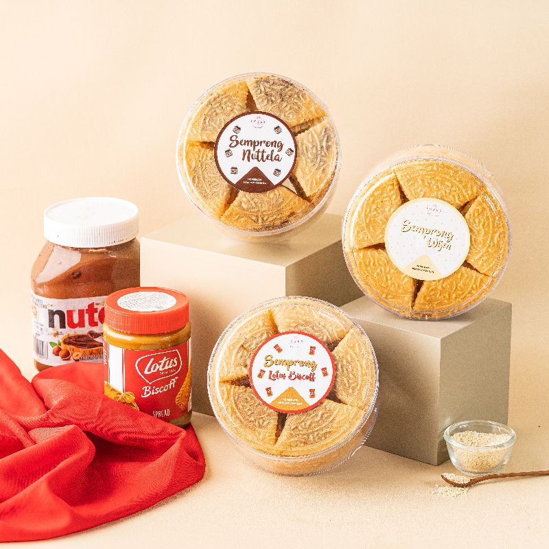 Jual LOVES SEMPRONG - Bundling Package (Lotus Biscoff, Nutella, Wijen ...