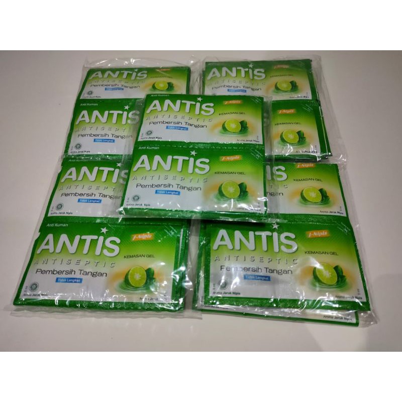 Jual ANTIS ANTISEPTIC GEL SACHET120ml (24 sachet) | Shopee Indonesia