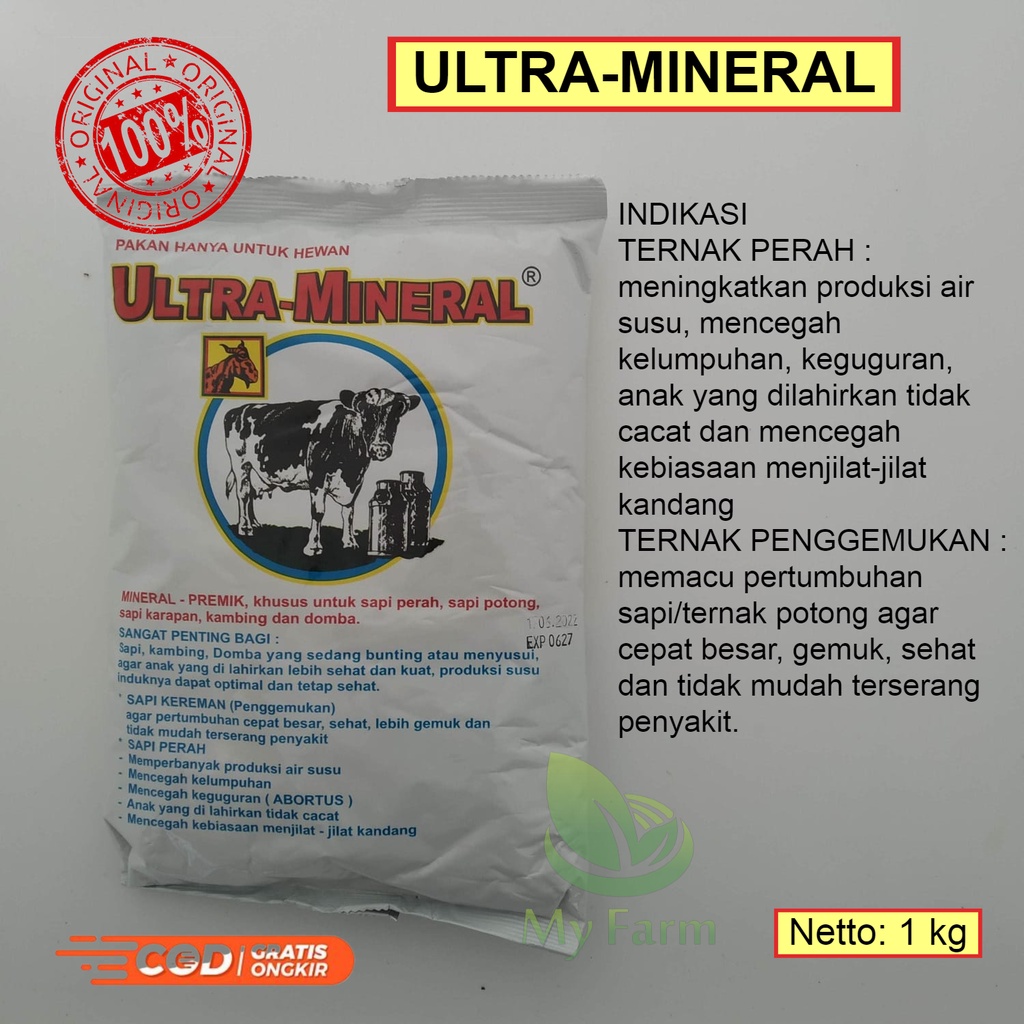 Jual Ultra Mineral Kemasan 1 Kg Eka Farma Obat Penambah Vitamin ...