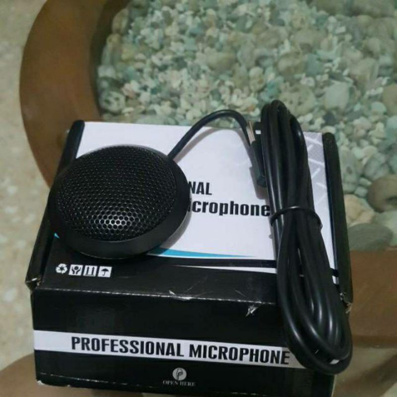 Jual Tyless 360 Degree Microphone Table Conference Meeting Studio ...