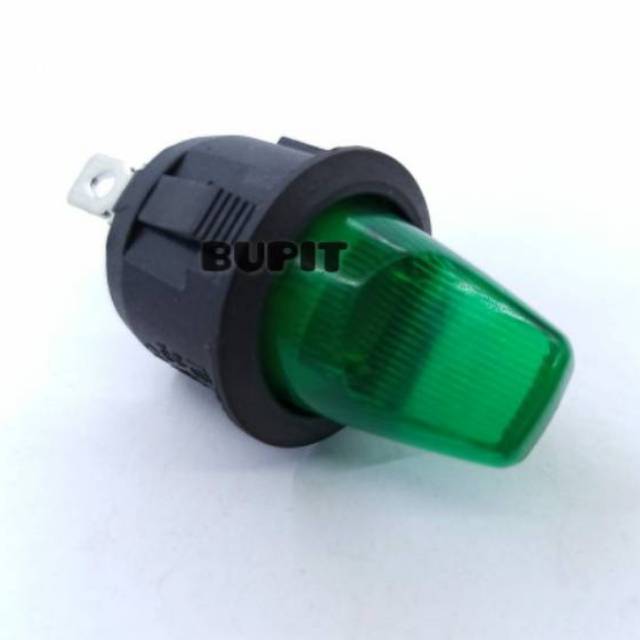 Jual Saklar Bulat 3pin Lampu Tonjol @Hijau | Shopee Indonesia