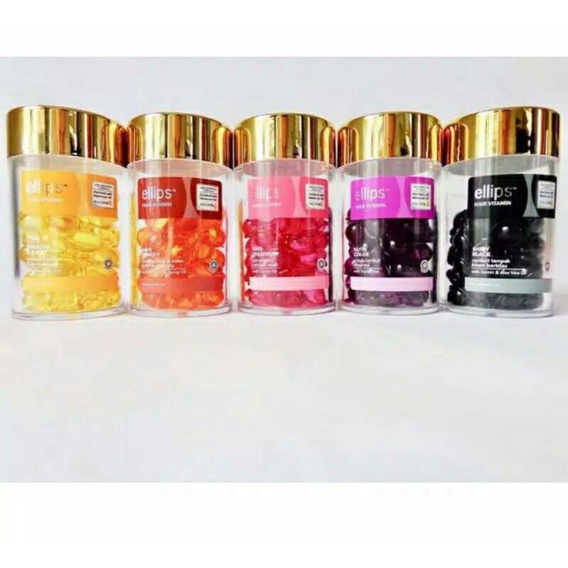 Jual Ellips Hair Vitamin Botol Isi 50 Capsul/1ML | Shopee Indonesia