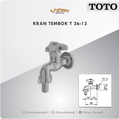 Jual KRAN TAMAN TOTO TOTO T 26-13 | Shopee Indonesia