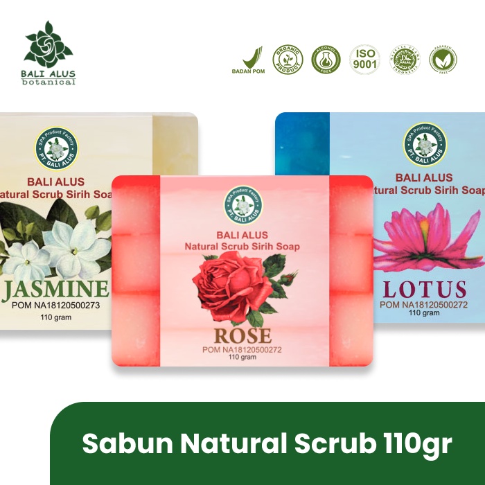 Jual Bali Alus Sabun Natural Scrub 110gr | Shopee Indonesia