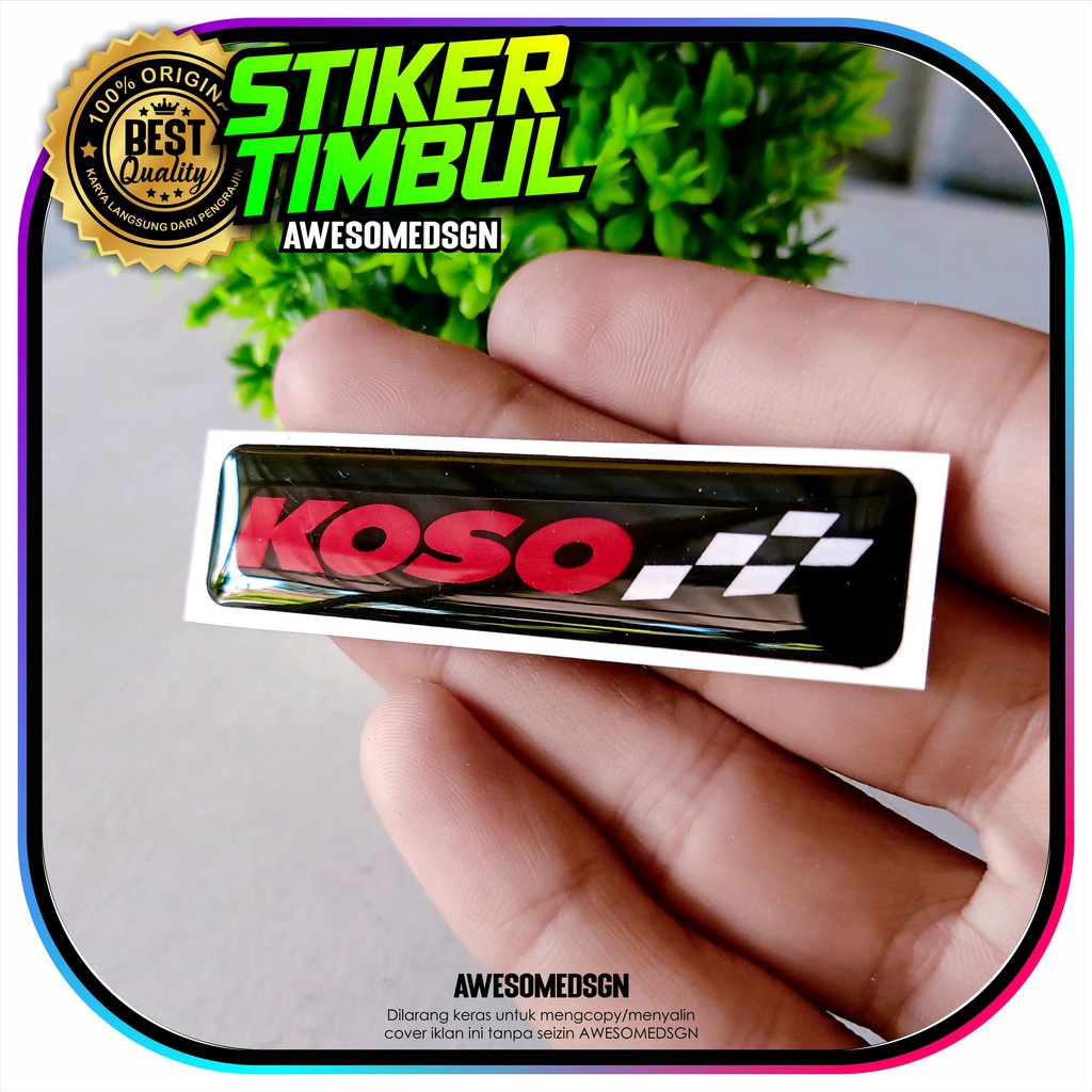 Jual STICKER TIMBUL EMBLEM KOSO | Shopee Indonesia
