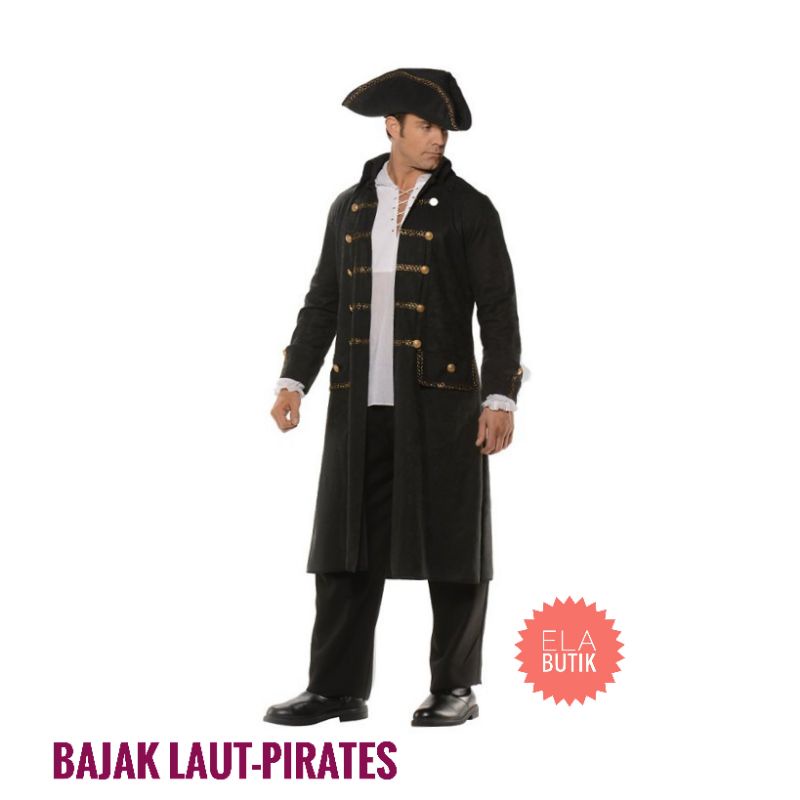 Jual kostum bajak laut-dewasa-pirates-kostum halloween | Shopee Indonesia