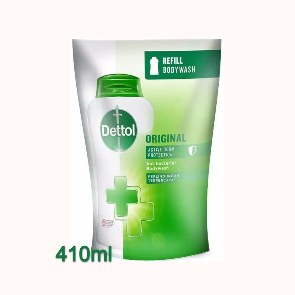 Jual DETTOL Body Wash Original - Refill Pouch 410ml | Shopee Indonesia