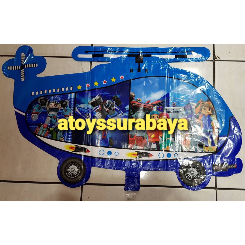Jual HELIKOPTER ROBOT (BALON GAS/FOIL/TERBANG/KARAKTER) | Shopee Indonesia