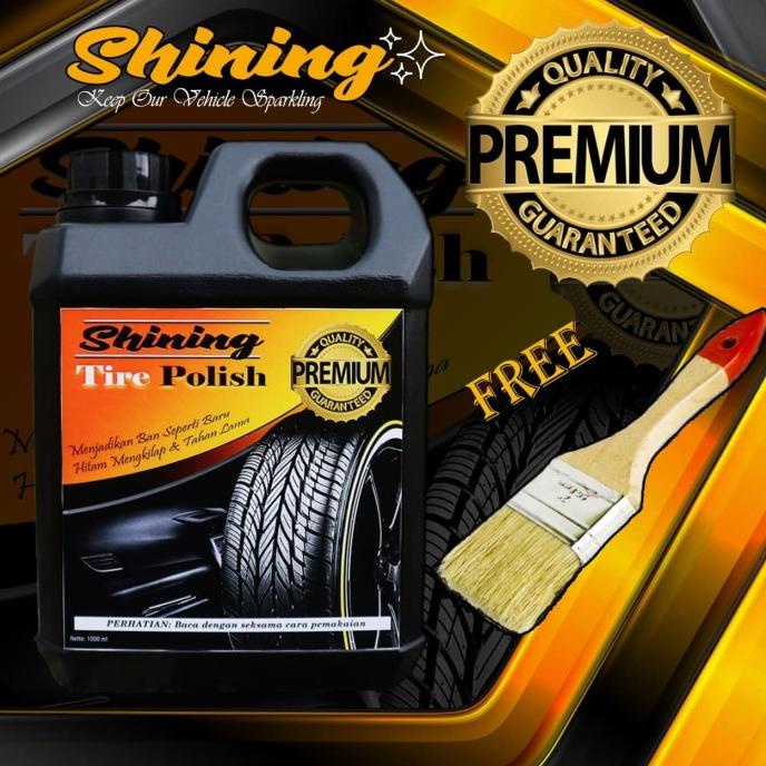 Jual Semir Ban Mobil dan Motor SHINING PREMIUM Wet look Isi 1000ml ...