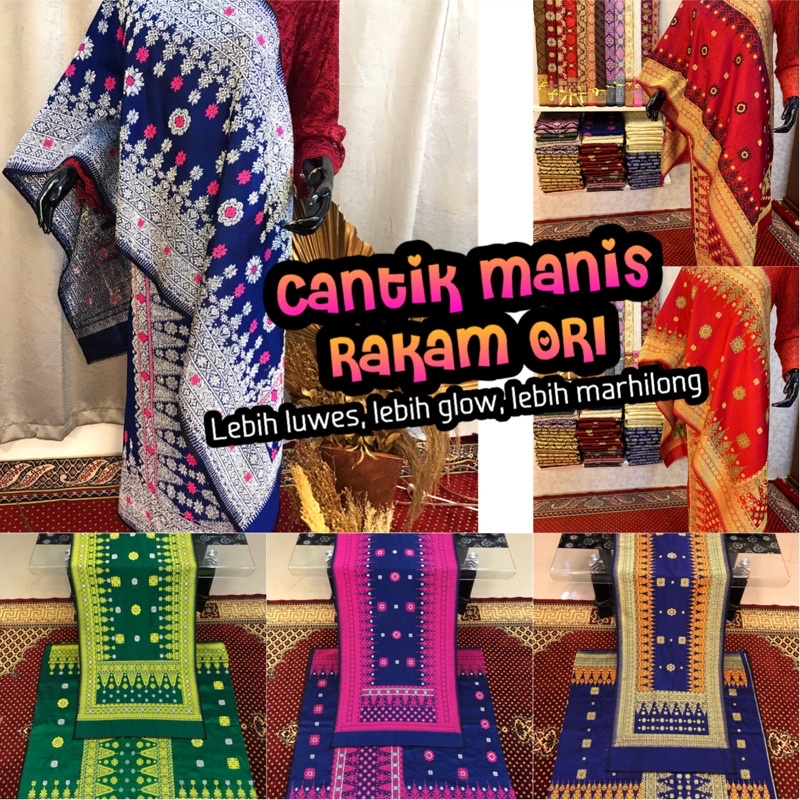 Jual SONGKET TENUN CANTIK MANIS RAKAM ORI - ILHAM SONGKET PALEMBANG | Shopee Indonesia