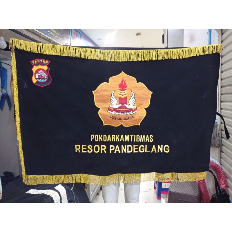 Jual bendera pataka polisi pokdarkamtibmas | Shopee Indonesia