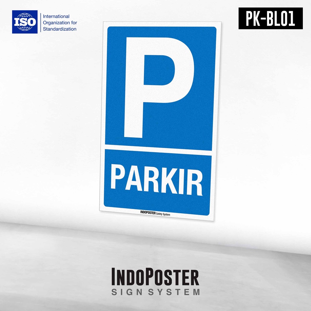 Jual Stiker Safety Sign Rambu K3 ISO Parkir | Shopee Indonesia