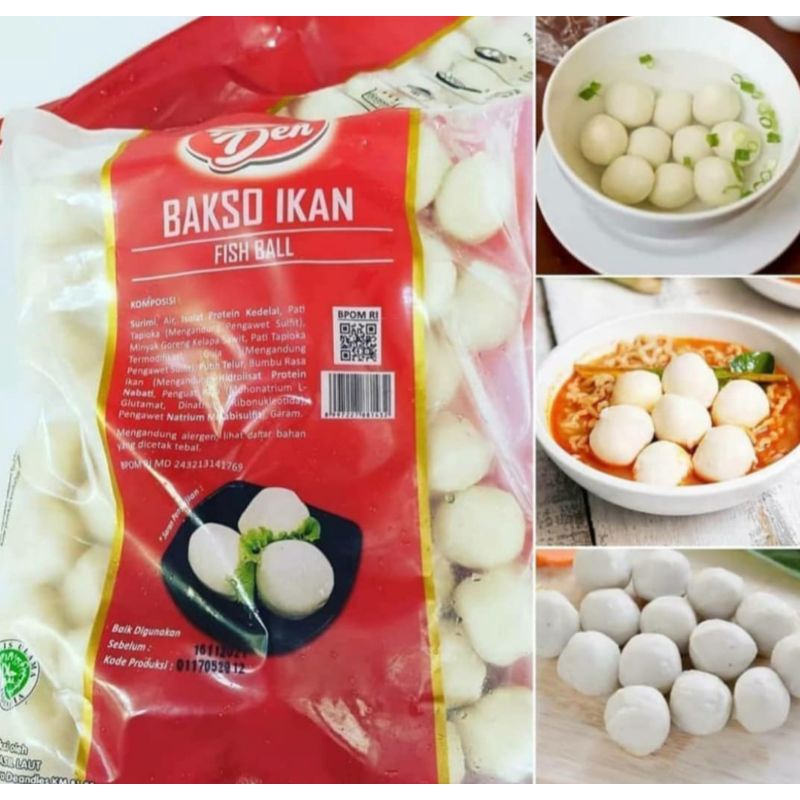 Jual Bakso ikan Pak Den Pak Den 500gr | Shopee Indonesia