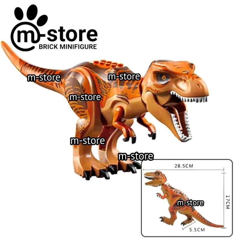 Jual brick dinosaur tyrannosaurus rex t-rex trex big size building ...