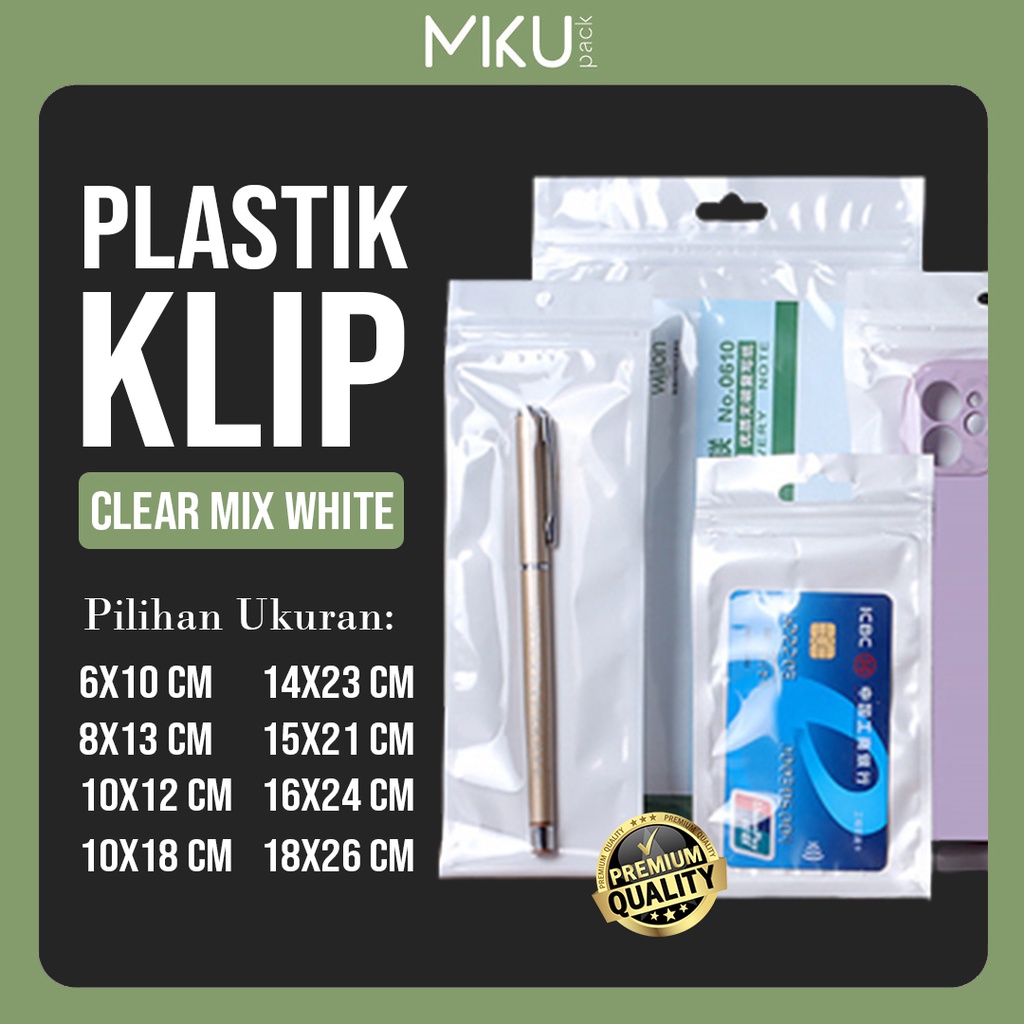 Jual MIKUPACK Satuan Plastik Klip Ziplock Aksesoris Snack Kemasan ...