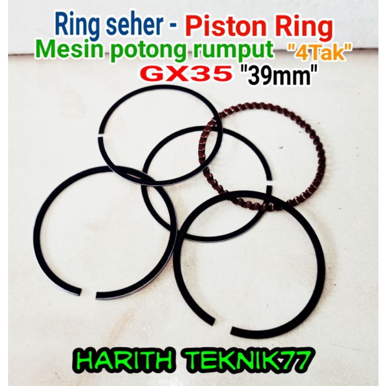 Jual Ring piston mesin potong rumput 4Tax gx35 39mm | Shopee Indonesia