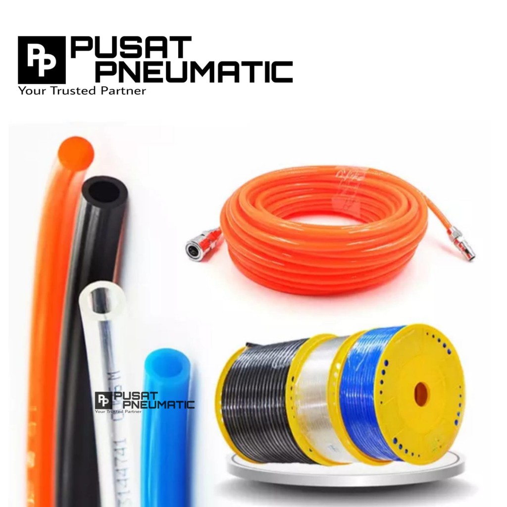 Jual Hose Pu Selang Pu (PollyUrethane) Ukuran OD 6mm x 4 mm Harga Permeter | Shopee Indonesia