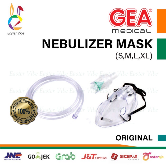 Jual GEA MASKER NEBULIZER ANAK DAN DEWASA - NEBULIZER MASK | Shopee ...