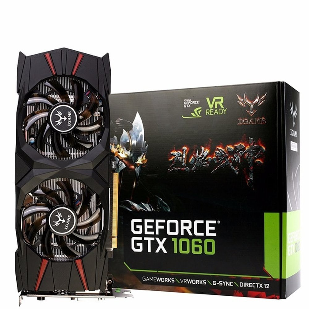 Jual GeForce GTX 1060 6GB DDR5 U-6G - Dual Fan & One Key OC Terlaris ...