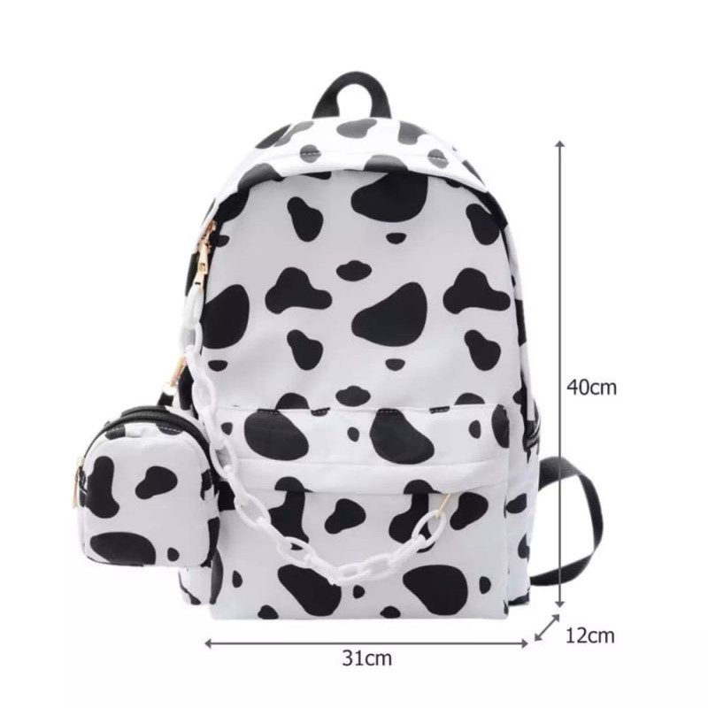 Jual Tas ransel besar motif sapi rante | Shopee Indonesia