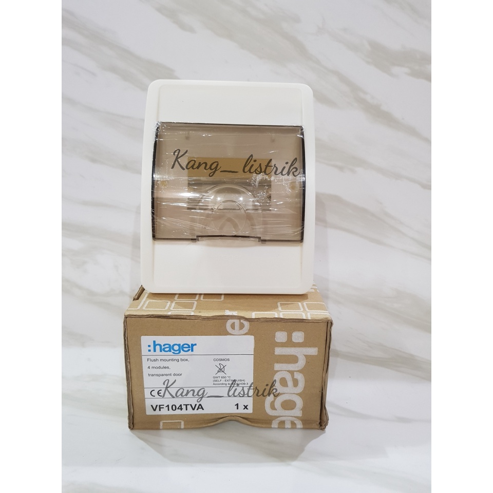 Jual Box Mcb Hager 4Grup VF104TVA / Box Mcb 4 Group Inbow Hager ...