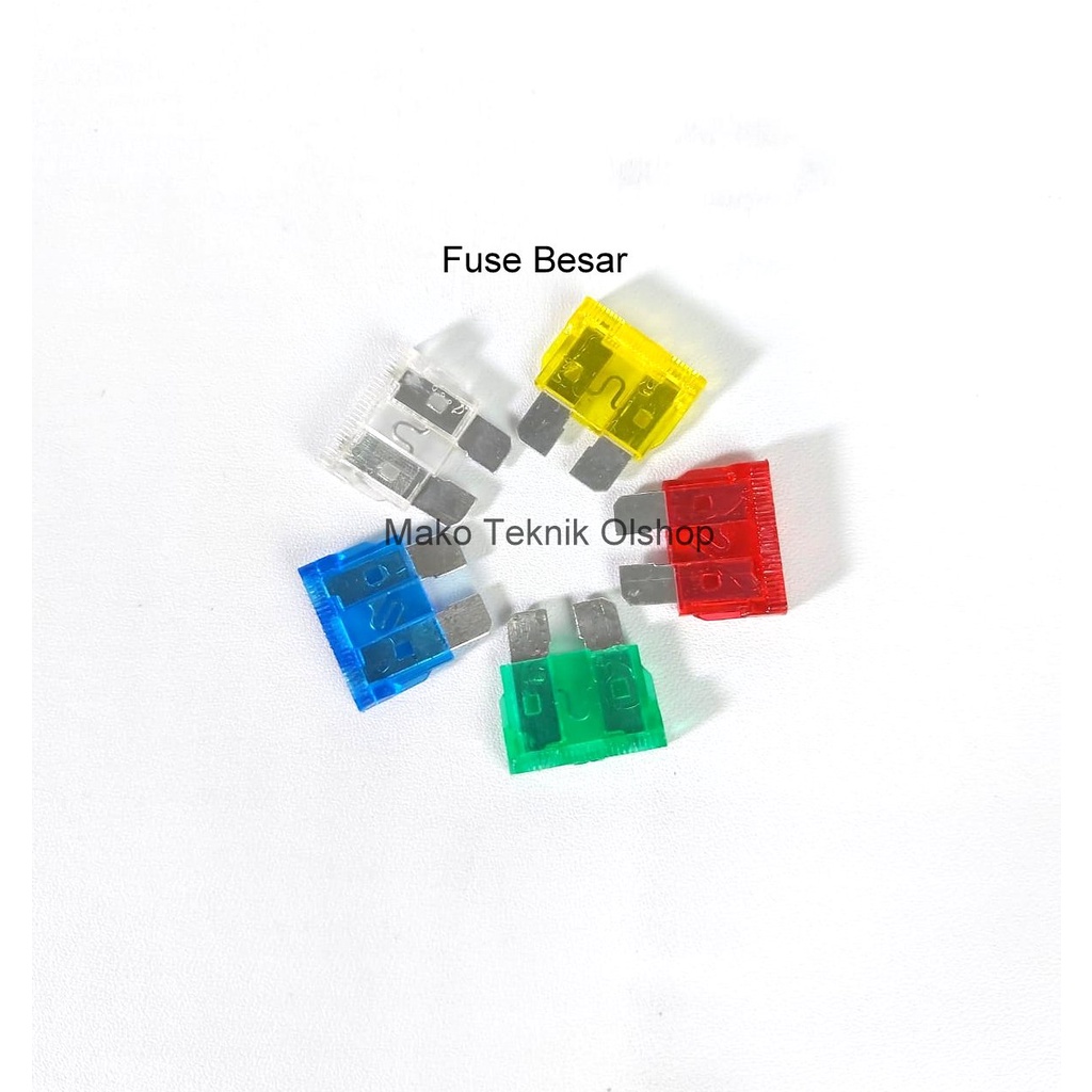 Jual Fuse/Sekring Tancap Besar 10,15,20,25,30 Amp [Pc] | Shopee Indonesia