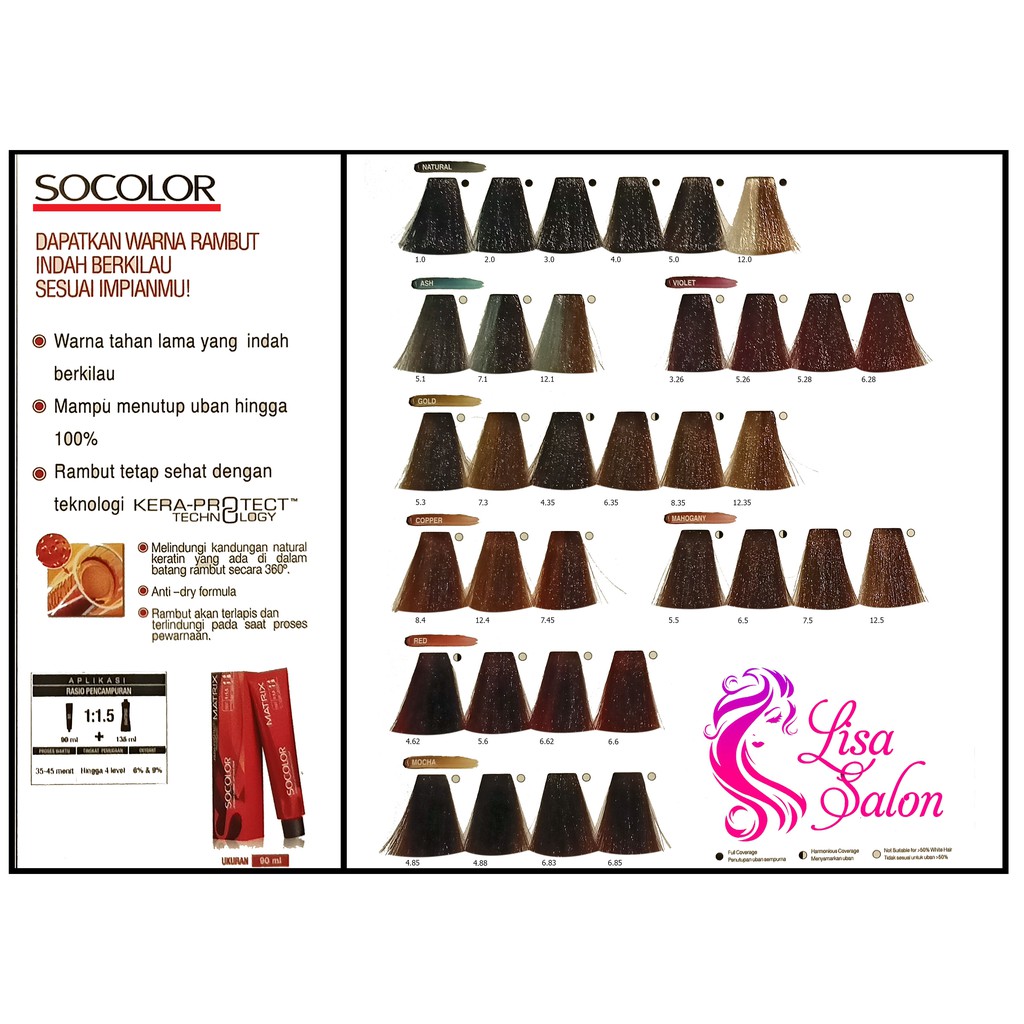 Jual MATRIX SoColor part-1 UNTUK WARNA FASHION* | Shopee Indonesia