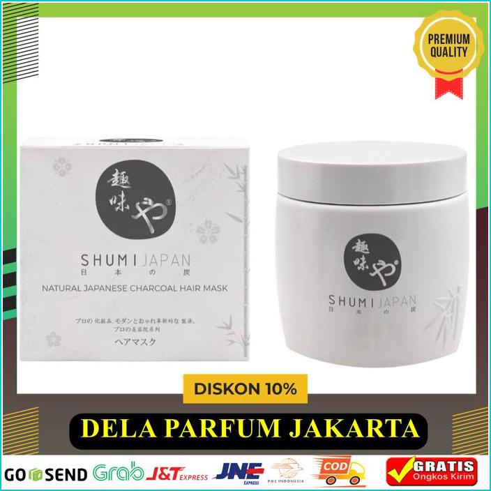 Jual SHUMI JAPAN NATURAL JAPANESE CHARCOAL HAIR MASK 500ML - MASKER ...