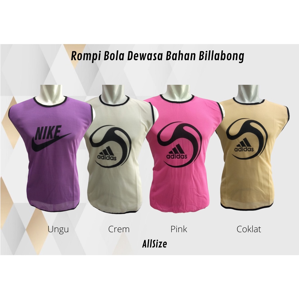 Jual RMBADB Rompi sepakbola futsal bahan billabong | Shopee Indonesia