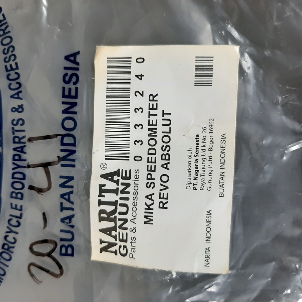 Jual Narita-Mika Speedometer Revo ABS (Kaca KM/Kilometer) | Shopee ...