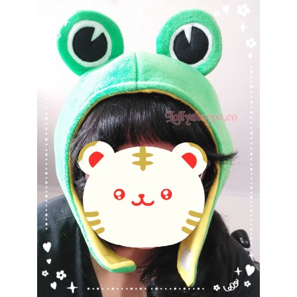 Jual Topi Katak/ Frog hat / Topi Kodok / topi keropi / topi karakter ...