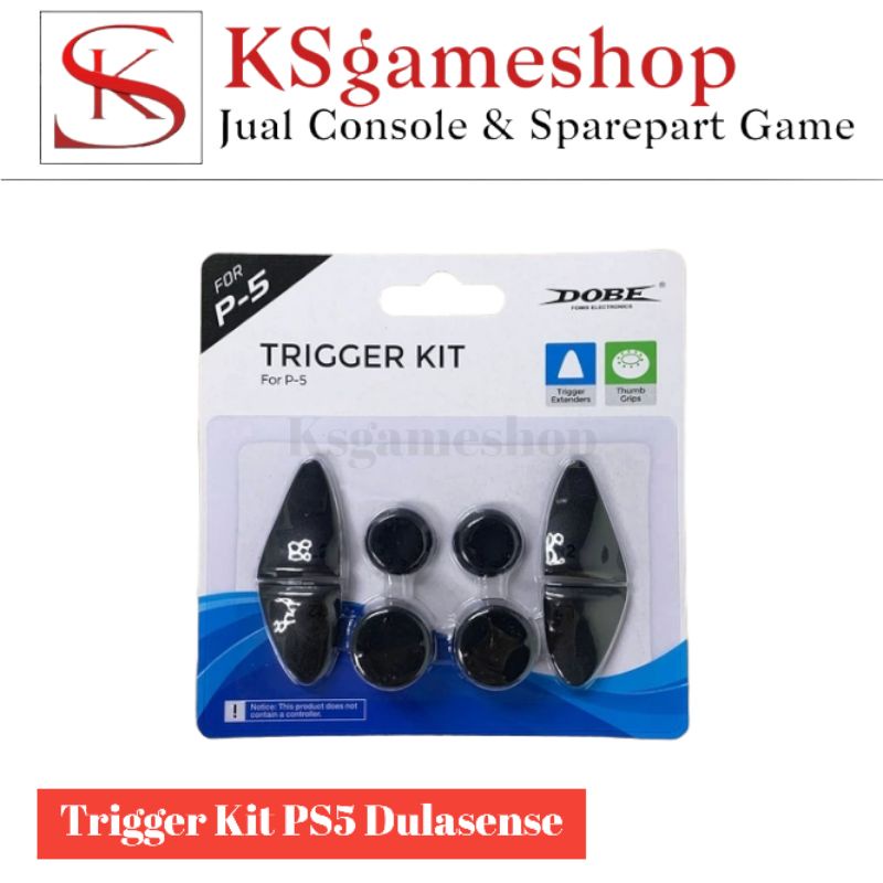 Jual DOBE Trigger Kit Stik PS5 Dulasense Thumb Grip 8in1 | Shopee Indonesia